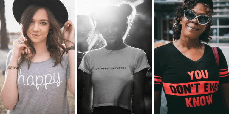 How to create a selling text design for clothes – Printify