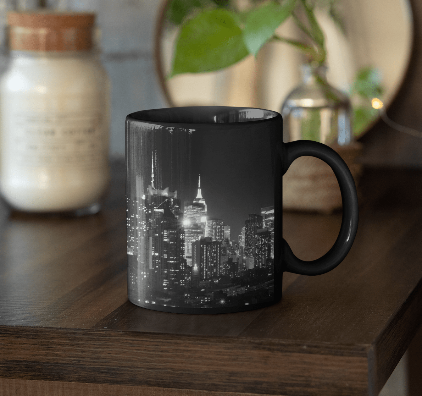 Great ideas for customizing black coffee mugs