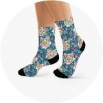 Custom Socks from $7.46 | Make Your Own Personalized Socks