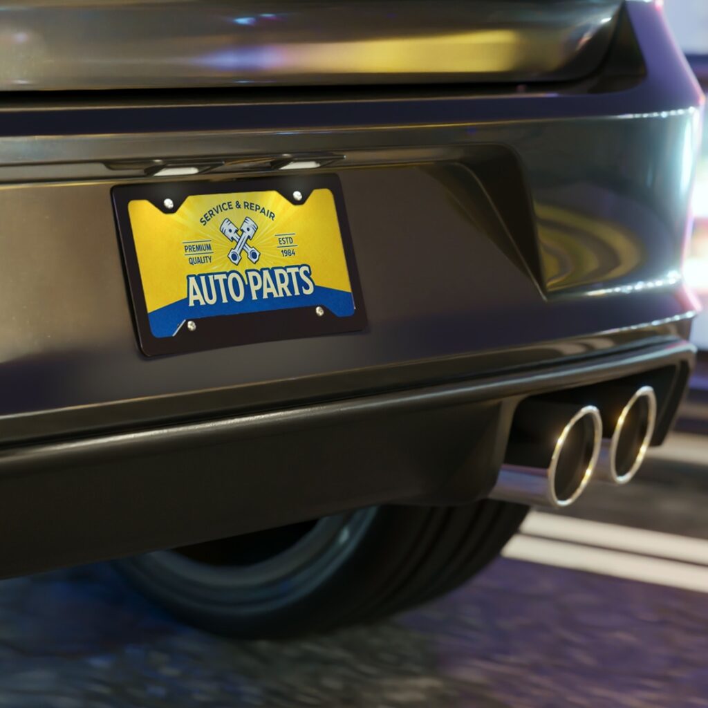 Custom front license plate | Print on Demand with Printify
