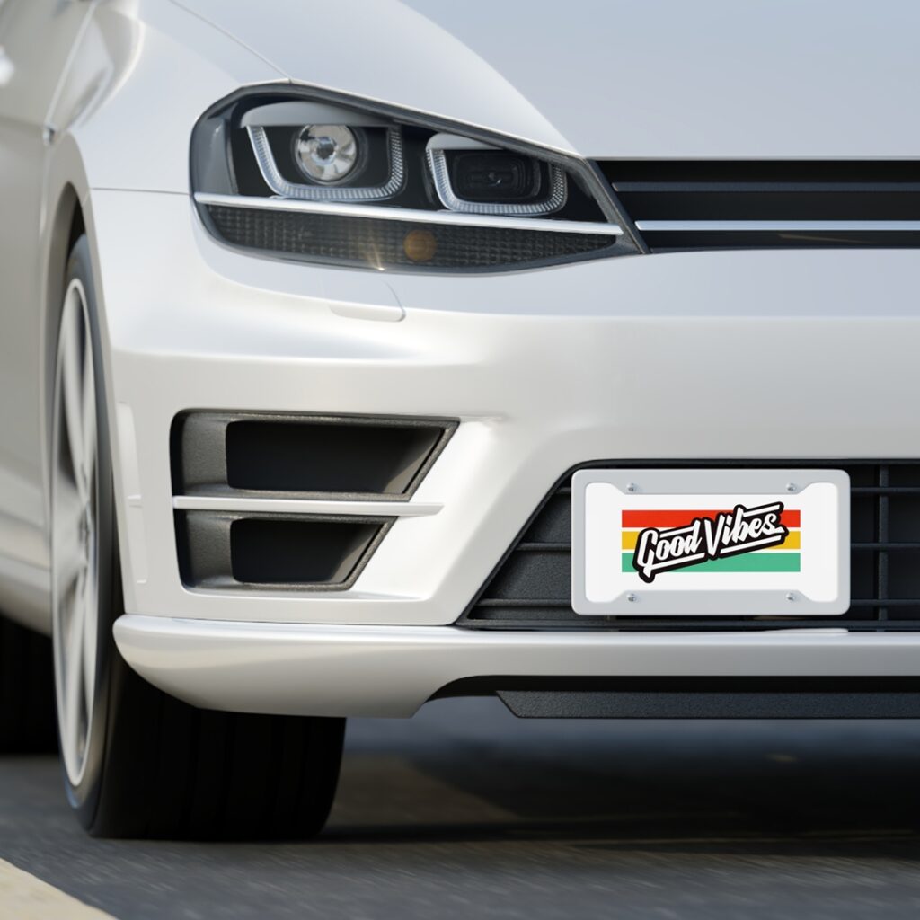 Custom front license plate | Print on Demand with Printify
