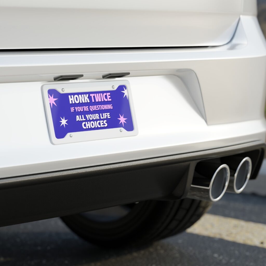 Custom front license plate | Print on Demand with Printify