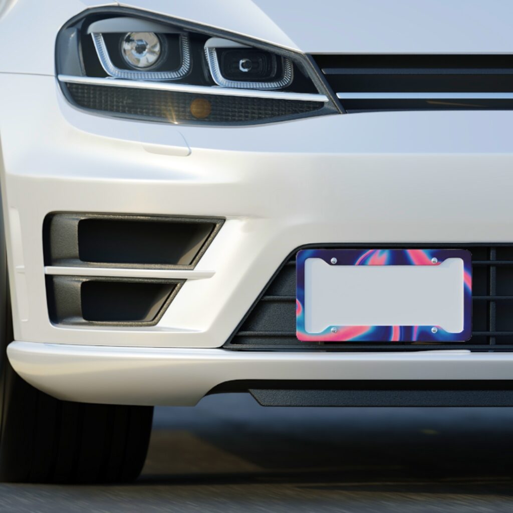 Custom front license plate | Print on Demand with Printify