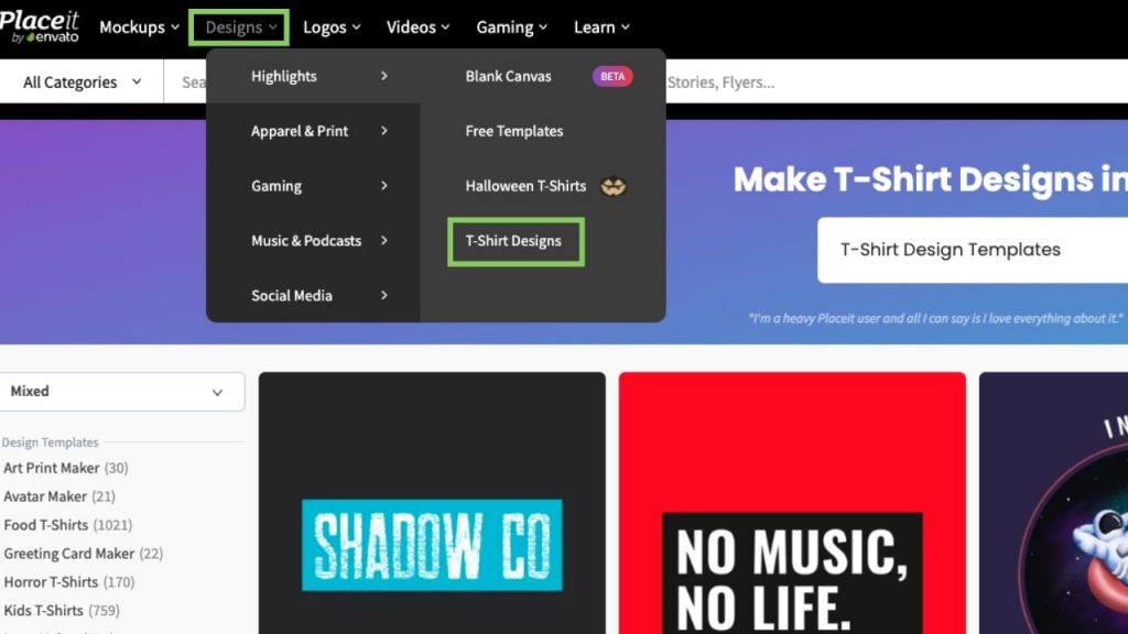 Use Placeit T-Shirt Design Maker to Create Stunning Merch