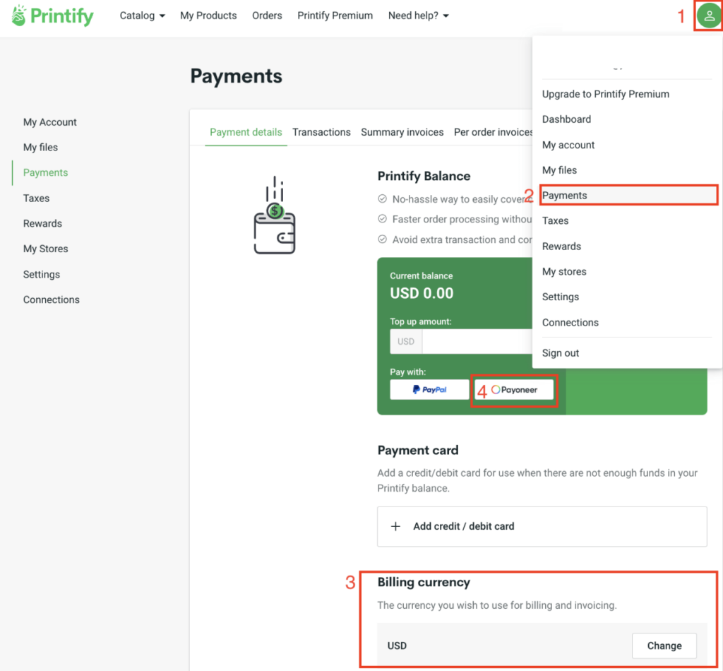 A New Way to Top-up Your Balance: Payoneer – Printify