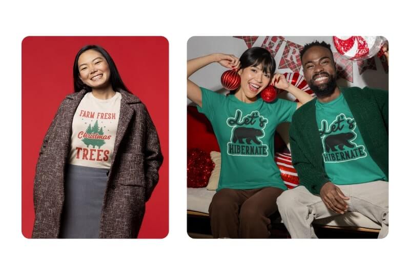 Custom Christmas T-Shirts for Everyone