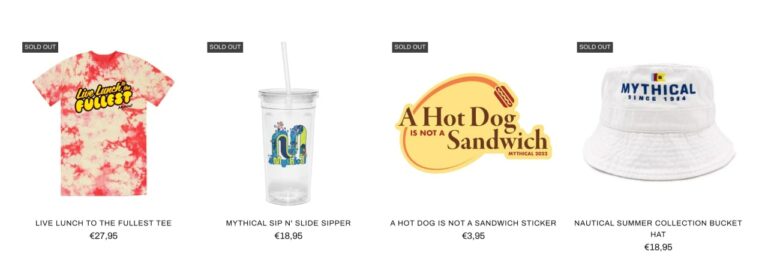 We Analyzed the 30 Best YouTuber Merchandise