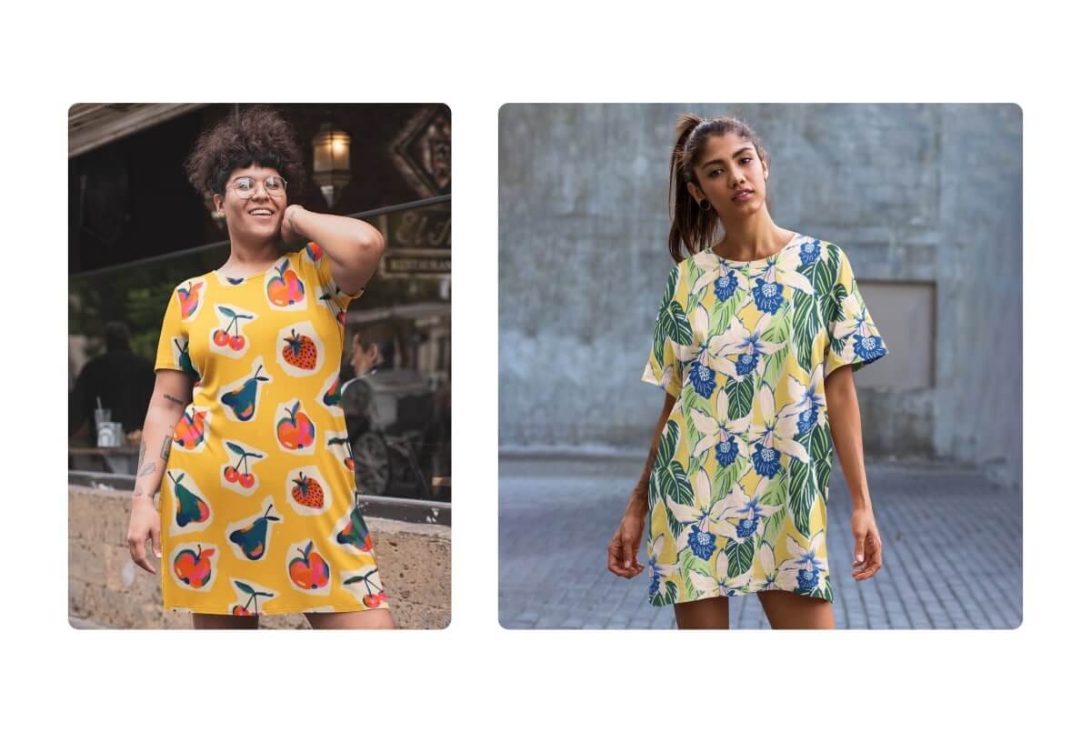 Custom print dress | Design Your Own Dress