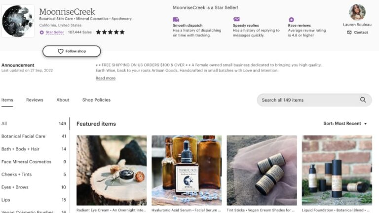 13 Most Successful Etsy Shops: Success Secrets & Tips