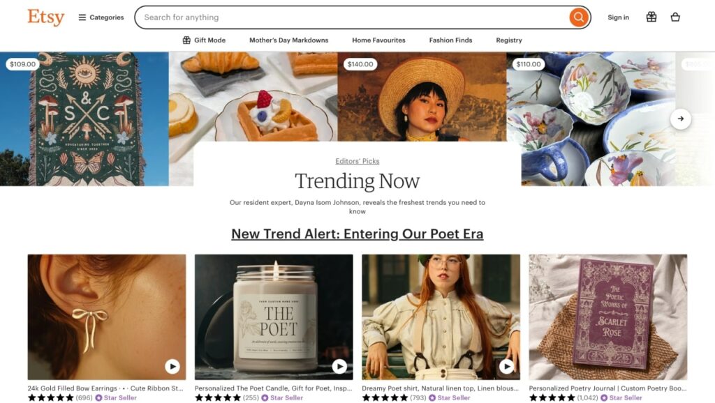 Top Etsy Searches: How to Find Them and What’s Trending Now