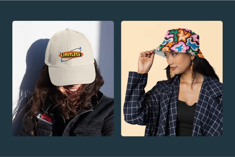 Design Custom Hats Online | Print on Demand