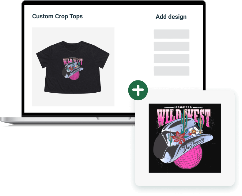 Design Your Own Custom Crop Tops | Print on Demand