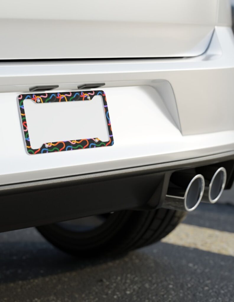 Create a Custom License Plate Frame – Printify