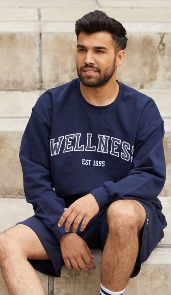 Design crewneck sweatshirts with no minimum order