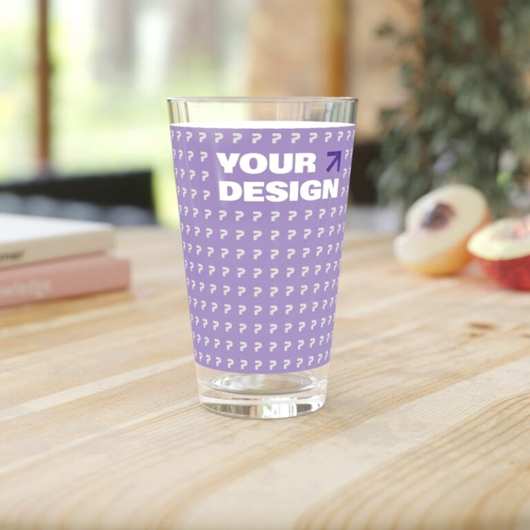Custom glassware | Design and sell with Printify
