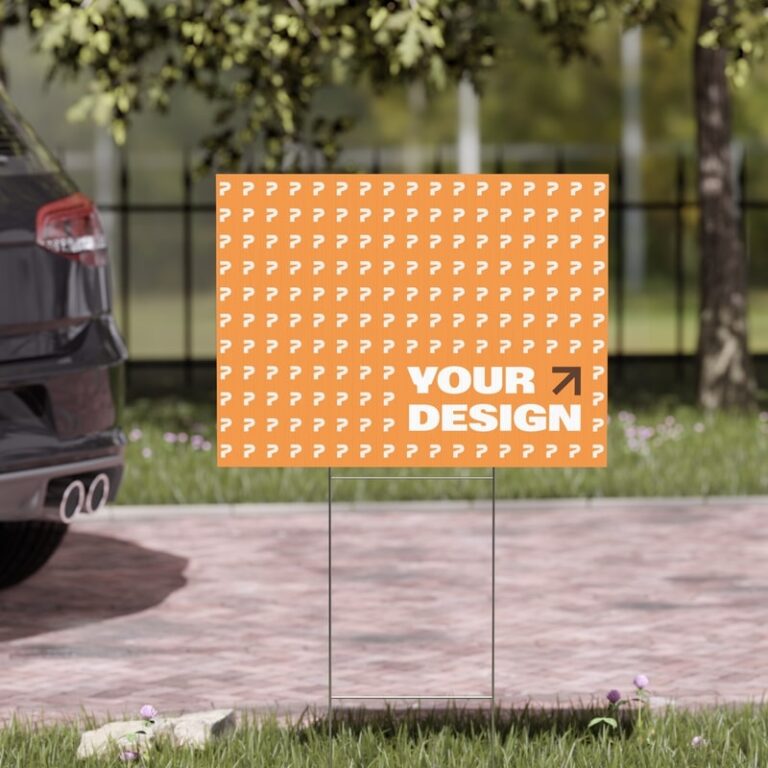 Make Custom Yard Signs With Printify