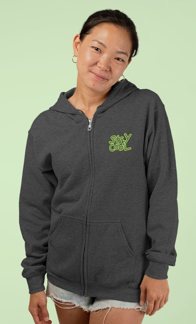 Custom Bulk Zip-Up Hoodie Printing With Print on Demand