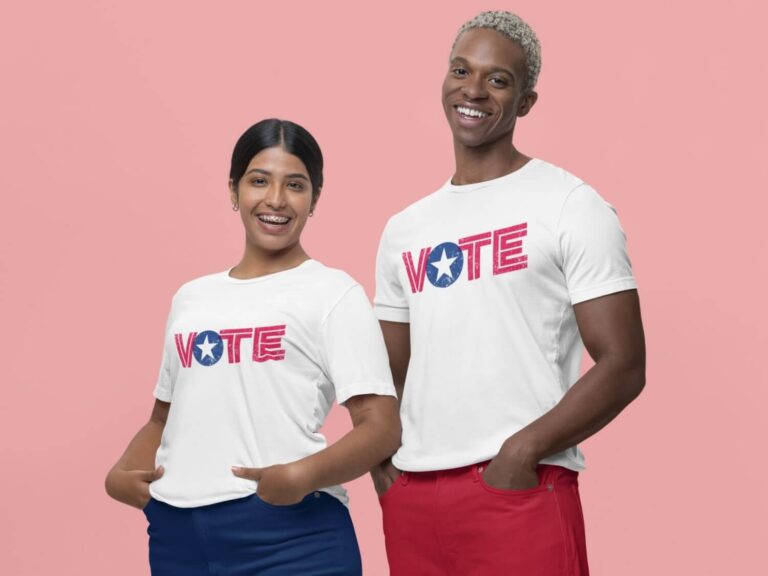 Customize campaign t-shirts with your own design online