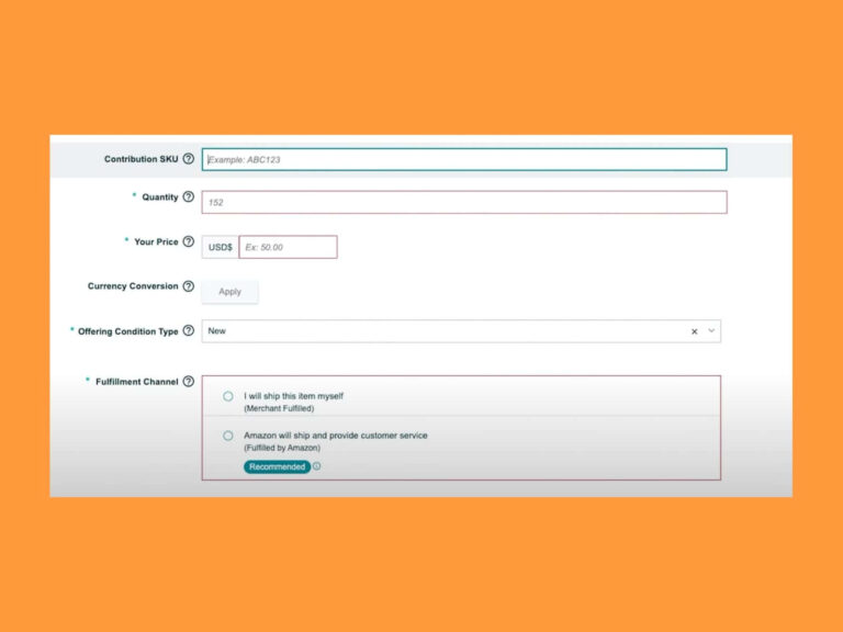 How To List Products On Amazon: A Step-By-Step Guide | Ecommerce Fastlane