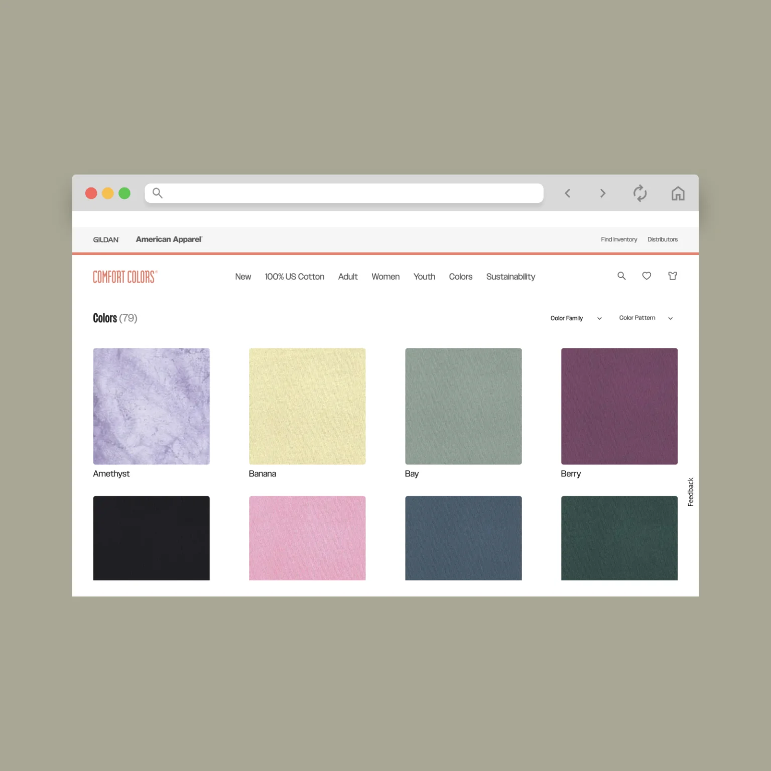 2025 Comfort Colors color chart guide | Print on Demand