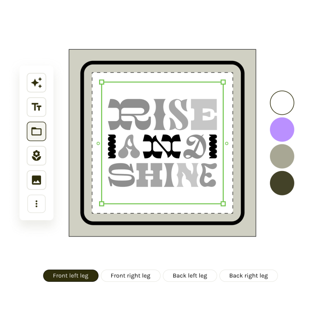 Design custom iron-on patches online | No minimum order