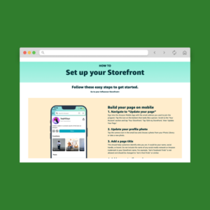 How to create an Amazon storefront in 4 steps (2026)