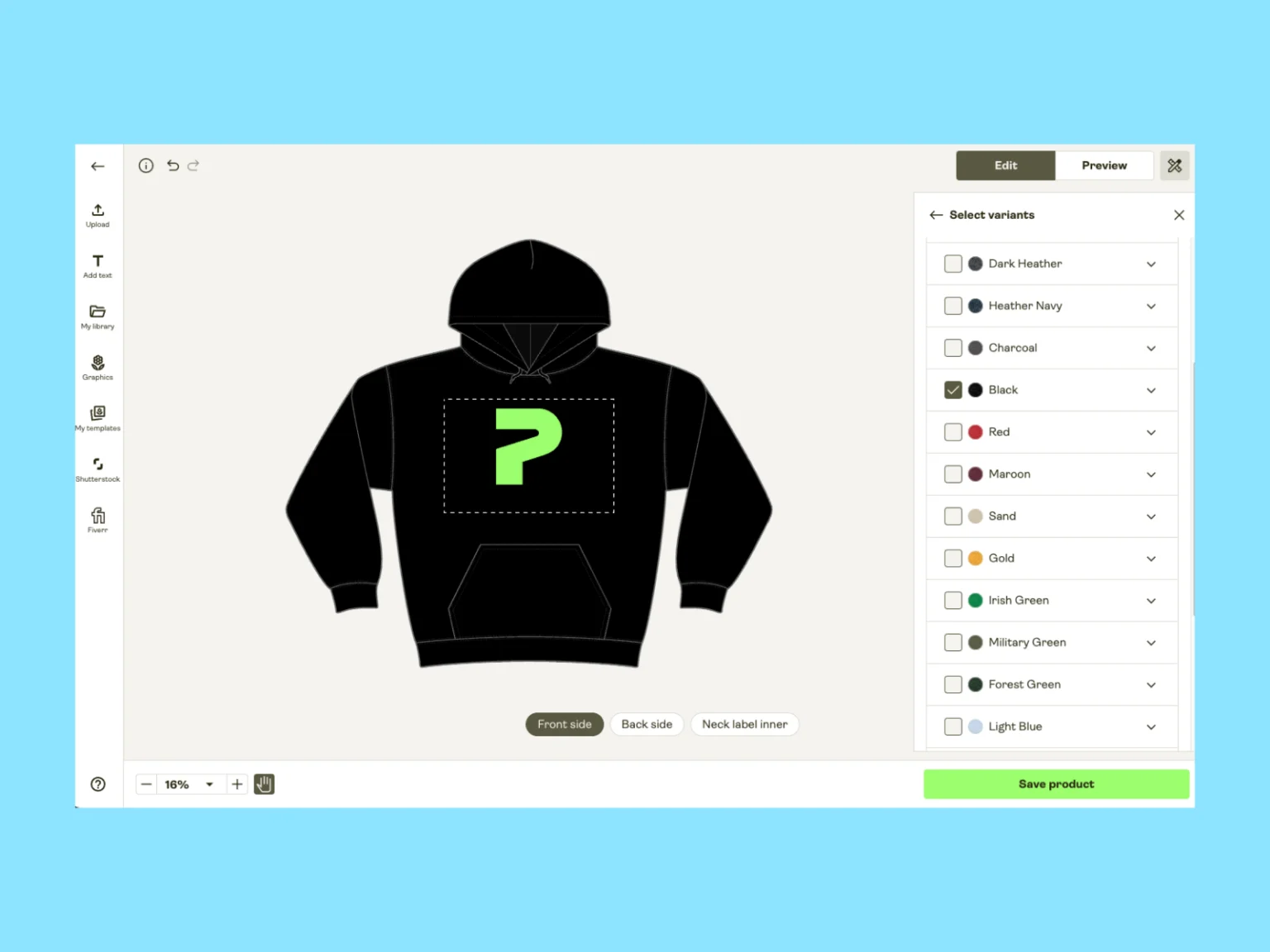 Hoodie logo placement guide: Best spots for your brand logo