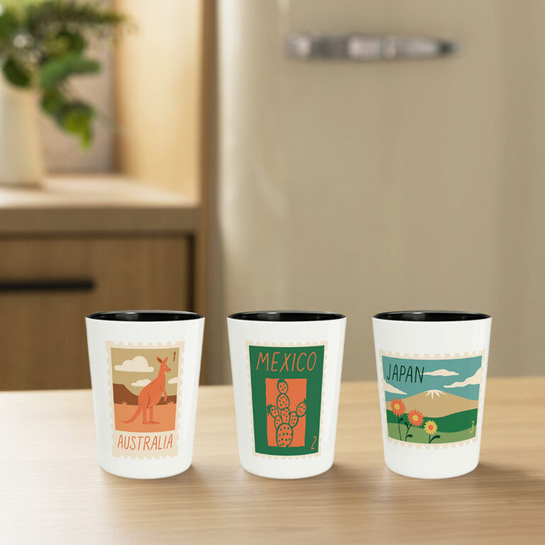 Custom shot glasses – Design and sell online with Printify