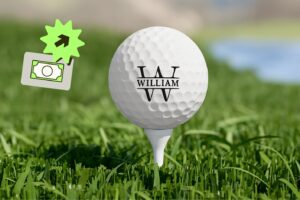 Make custom golf balls with your own logo or photo