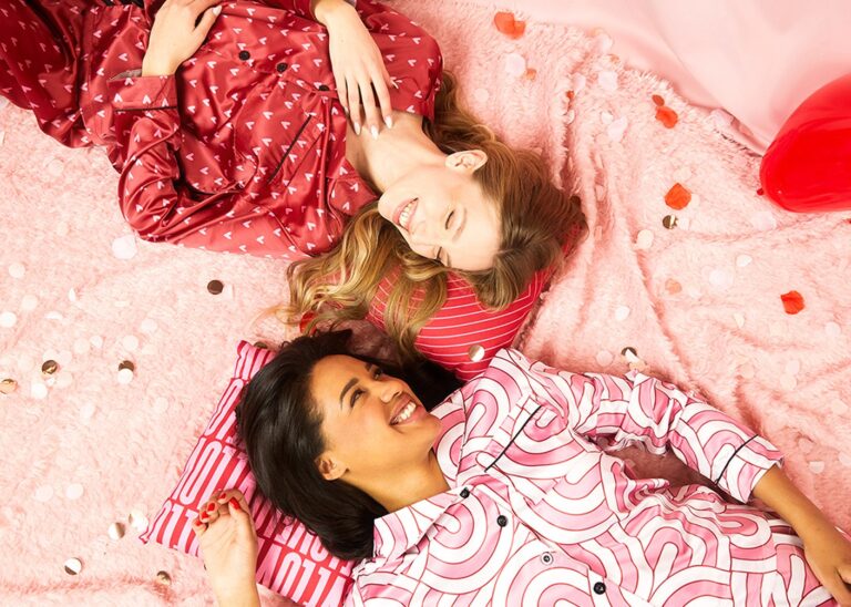 Valentine’s Day pajamas | Custom pjs to sell with Printify